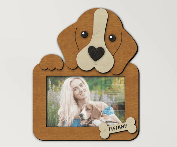 Buy Custom Beagle Picture Frame - Gift for Pet Lovers