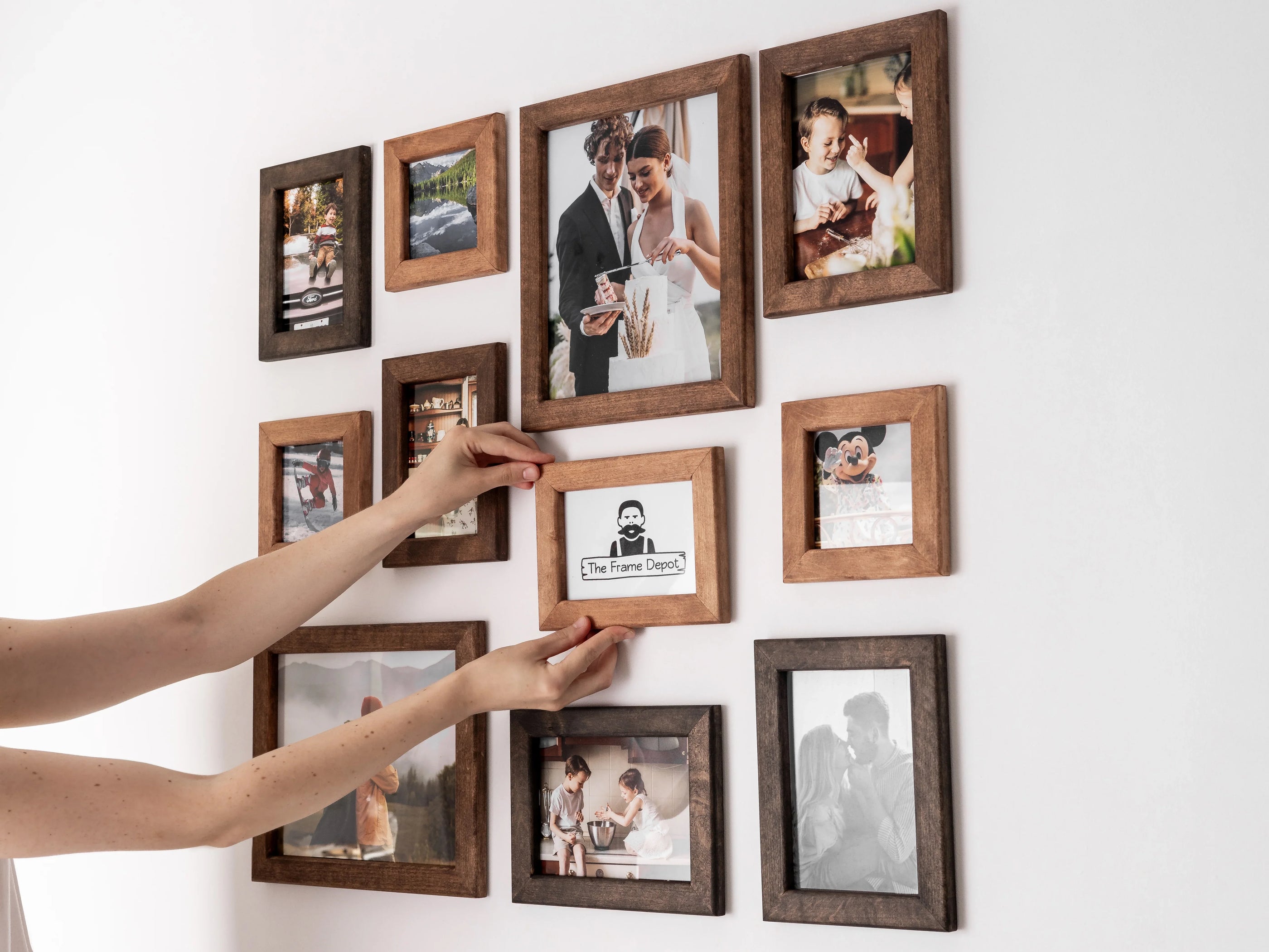 Buy Vintage Picture Frame Set - Photo Wall Gallery Frames