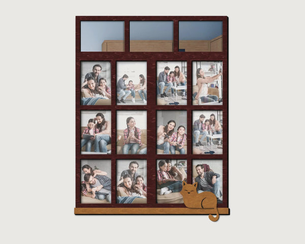 Rustic Window Frame Collage - Custom Picture Frames