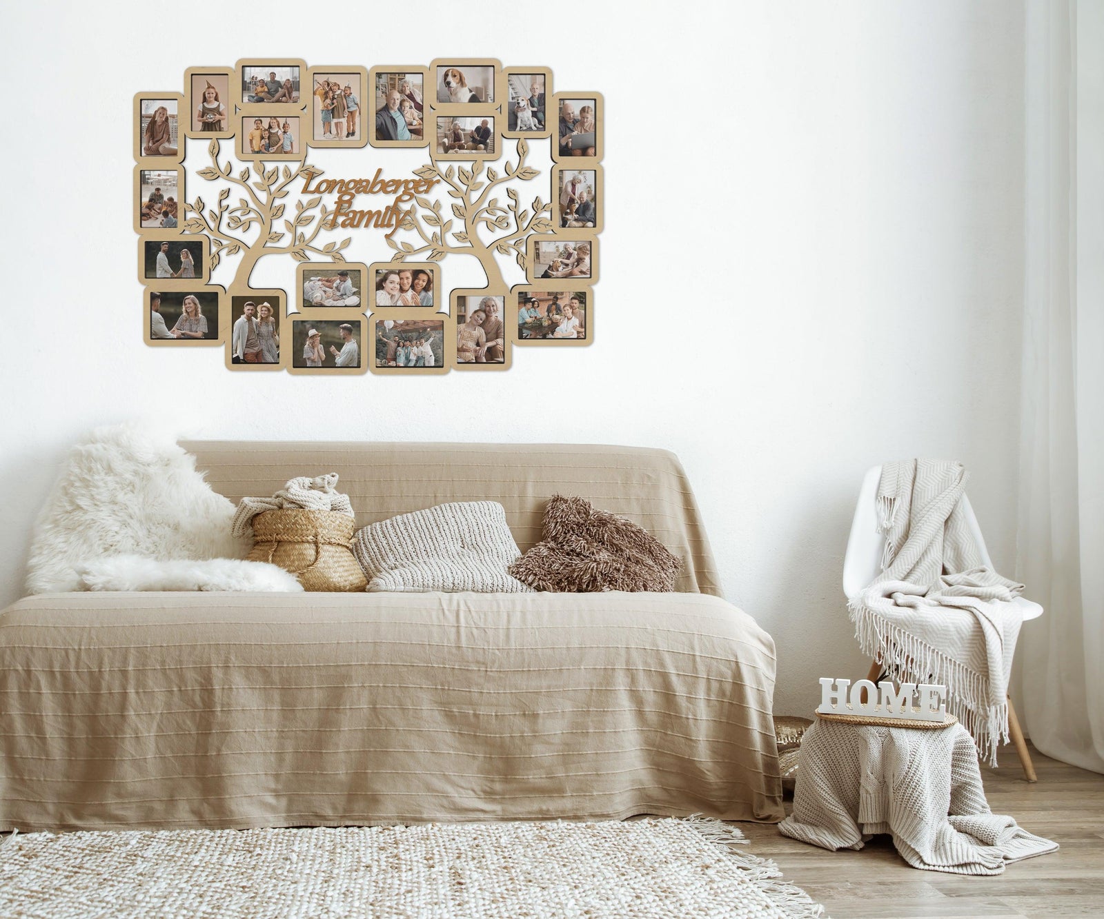 Personalized Family Tree Collage | Custom Picture Frame Collage